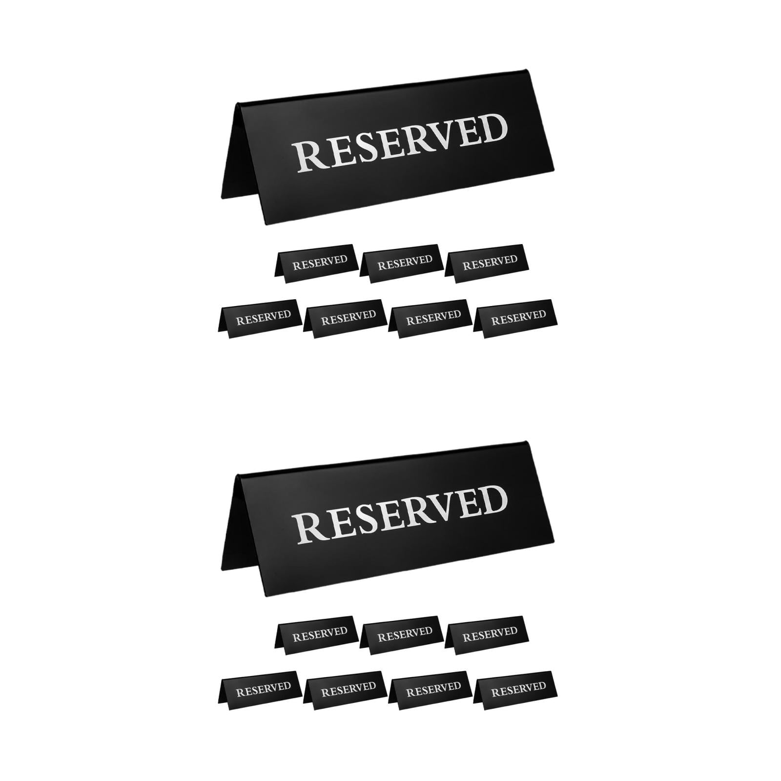 OUNONA 16 PCS Reserved Table Signs Wedding Seating Signs Acrylic ...