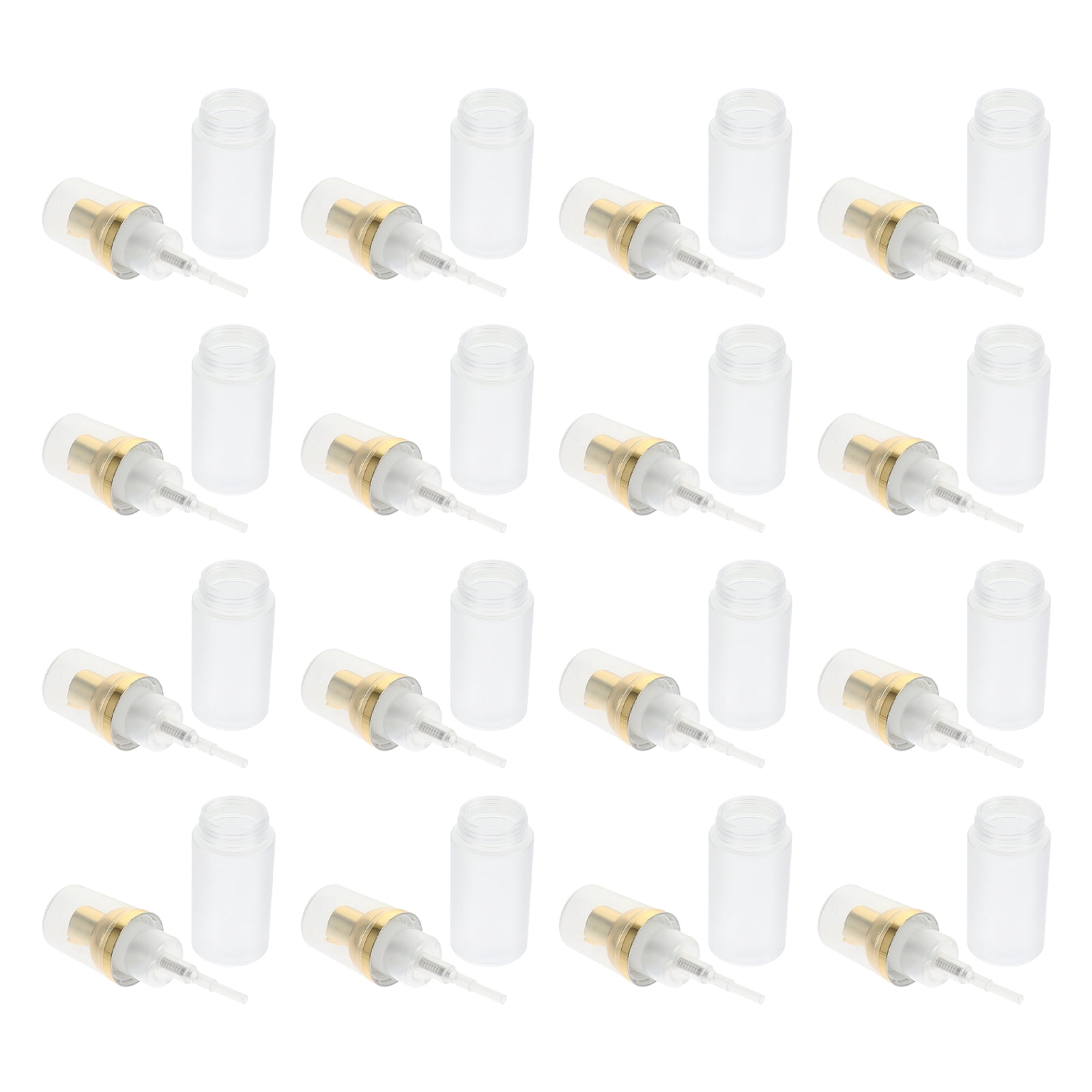 OUNONA 16 Pcs Mousse Foaming Bottles for Home Made of PET Transparent ...