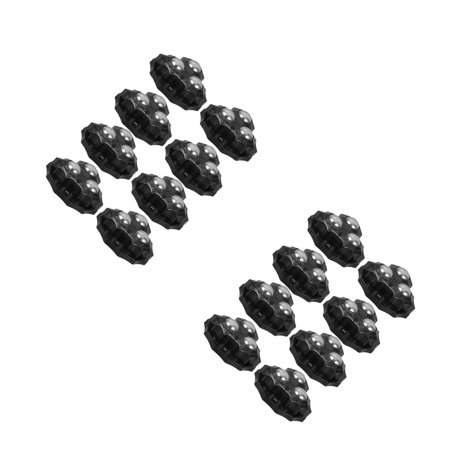 OUNONA 16 pcs Smooth Rotation Adhesive Caster Wheels For Furniture ...