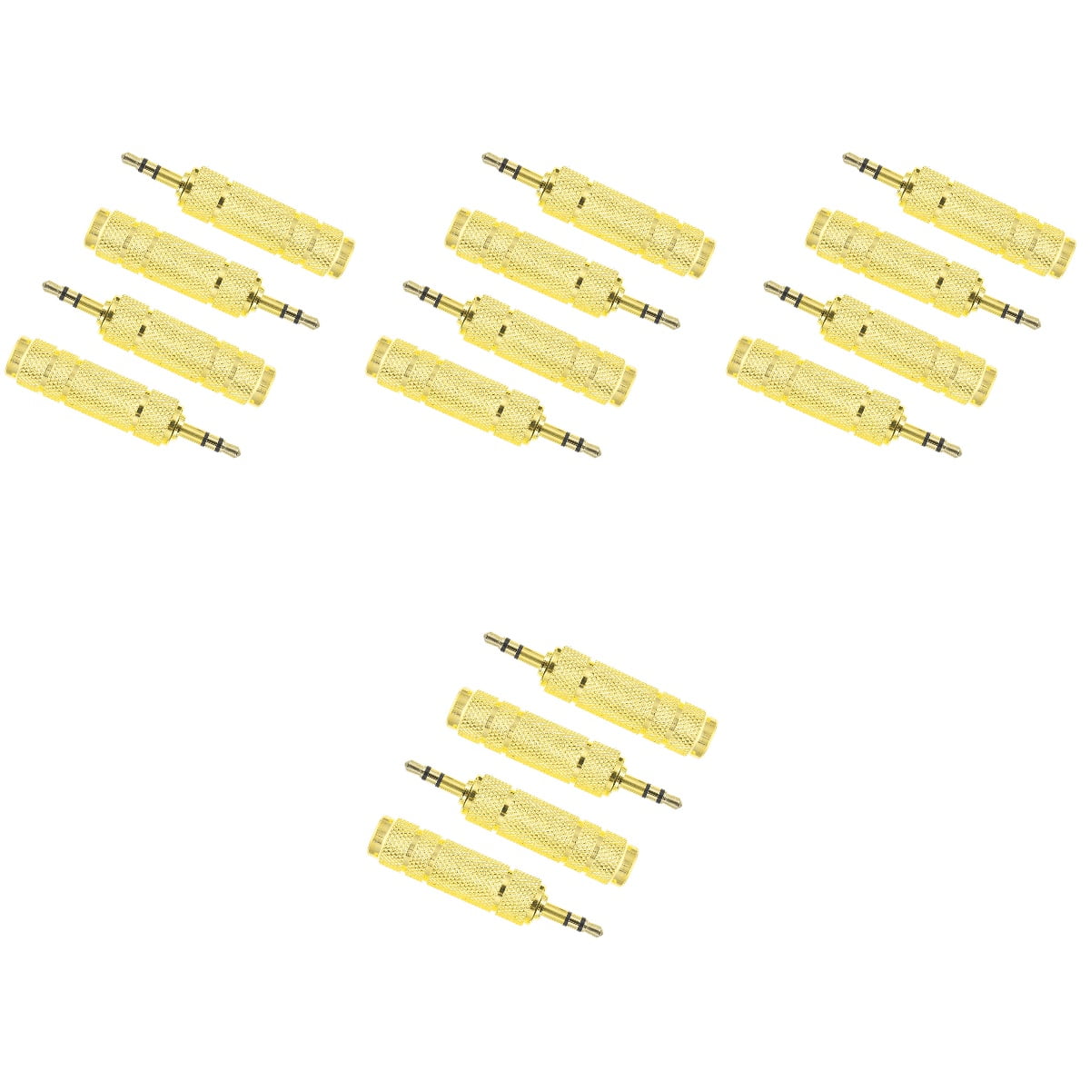 OUNONA 16 pcs Stereo Headphone Adapters 3.5mm Male to 6.35mm Female ...
