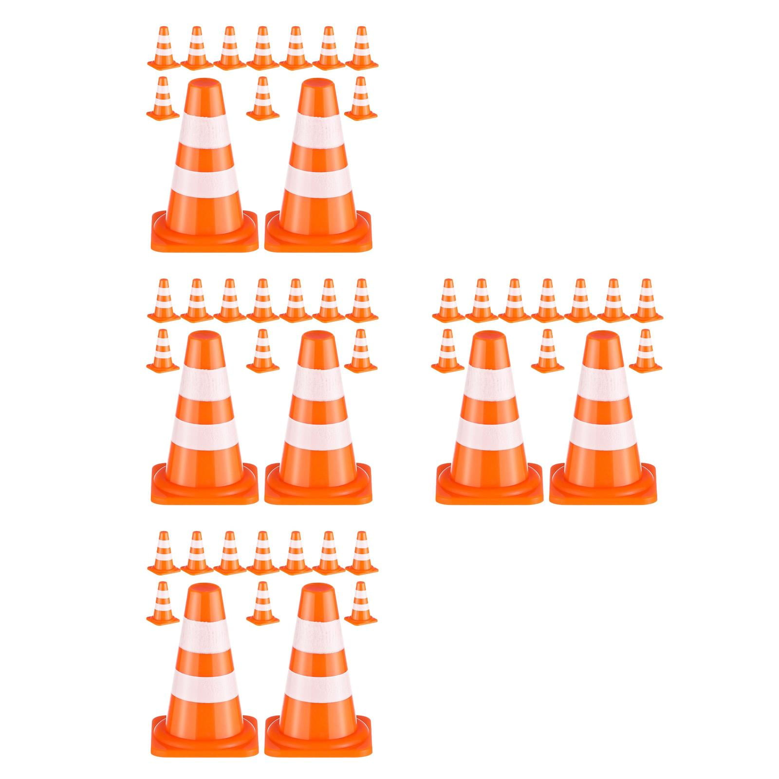 OUNONA 160 pcs Barrier Block Simulation Props Mini Traffic Sign Road ...