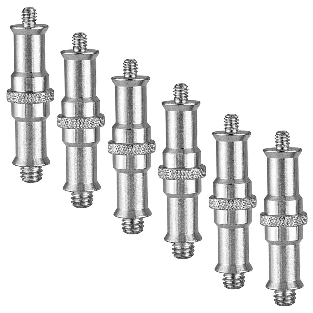 OUNONA 18 PCS Metal Threaded Screw Adapter 1/4 inch to 3/8 inch Adapter ...