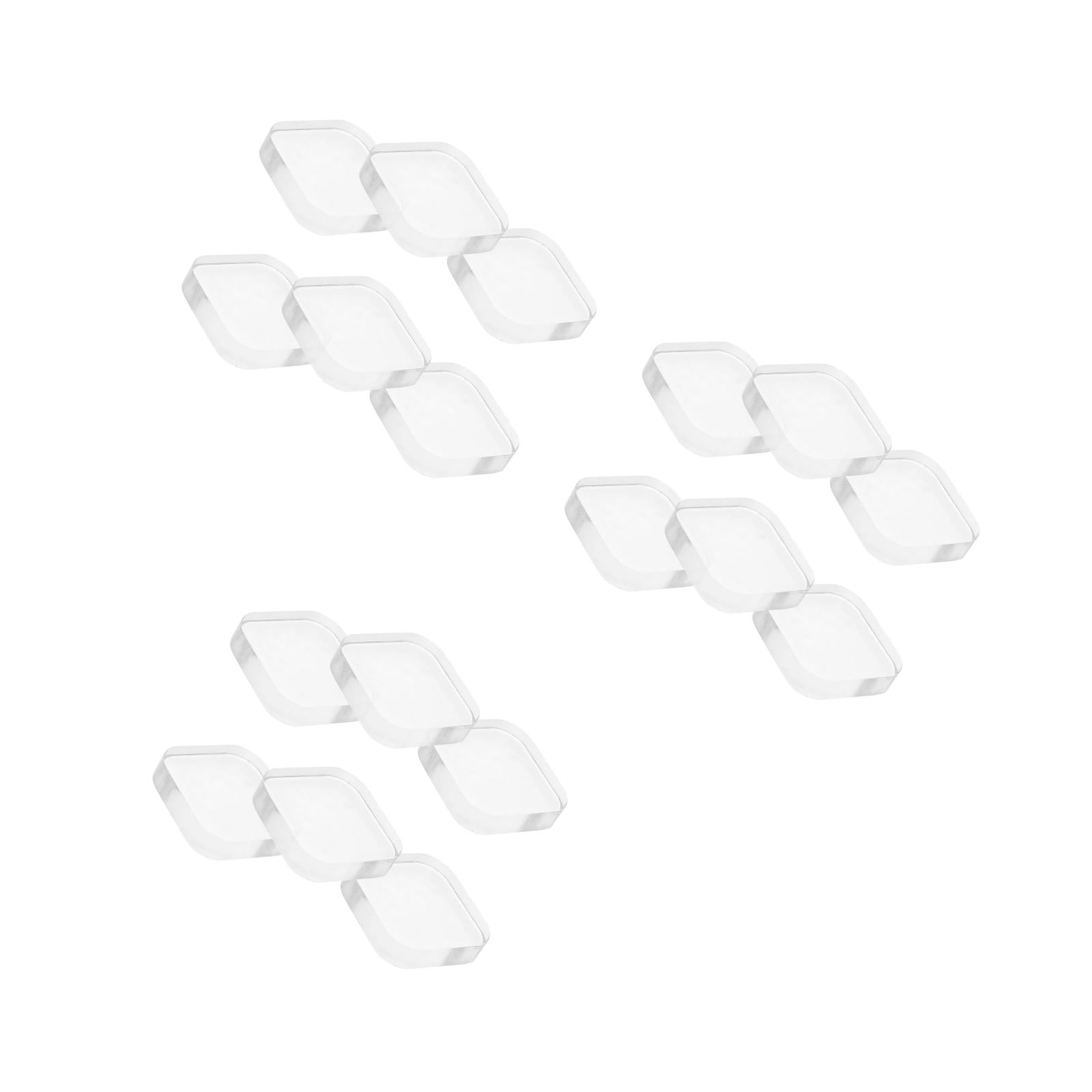 OUNONA 18 pcs Clear Cabinet Door Bumpers Doorknob Wall Protectors Wall ...