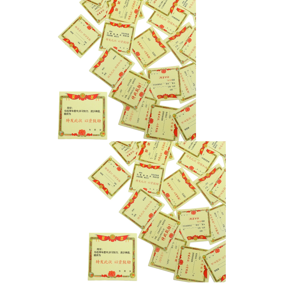 OUNONA 180 pcs Kids Award Certificates Sticker Mini Certificate Of ...