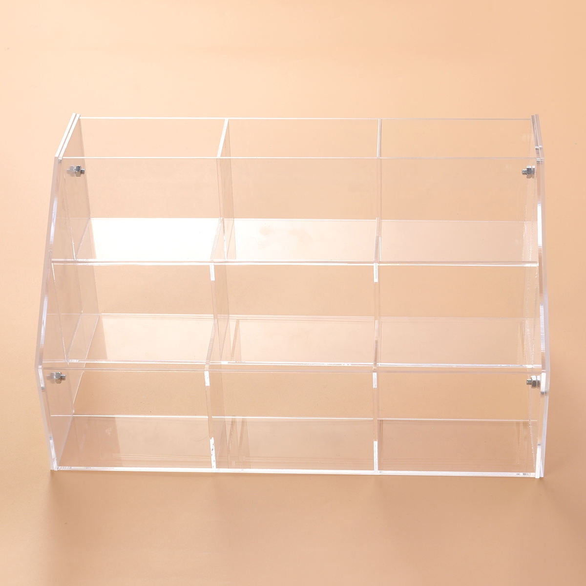 OUNONA 1Pack Pen Display Rack Transparent Acrylic Tiered Square Stand ...
