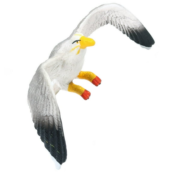 OUNONA 1 Pack White Plastic Seagull Figurine Sculpture for Porch Decor ...