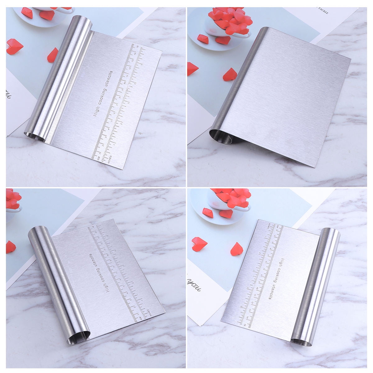 OUNONA 1Pcs Dough Scale Scraper for Dough Scraping and Pizza Cutting in ...