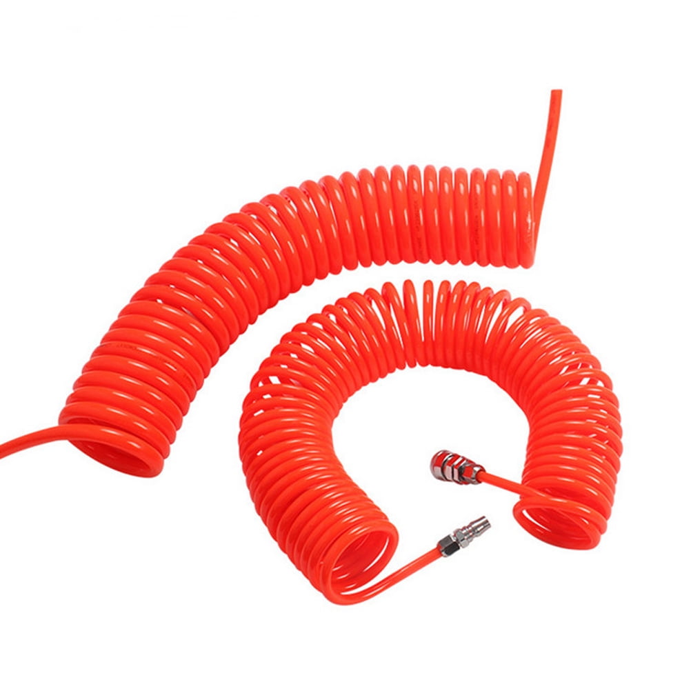 OUNONA Air Compressor Tube Red PU Material Spiral Tube with Water ...