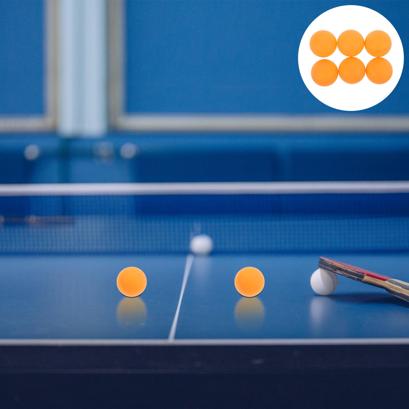 OUNONA 1Set Orange Iron Beads Table Tennis Balls for Accessible Blind ...