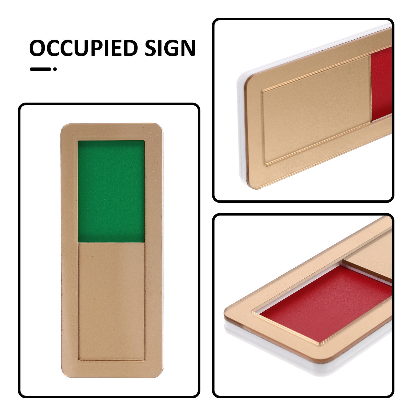 OUNONA Office Privacy Sign Door Slider Meeting Acrylic Multi 1 Set 0 ...