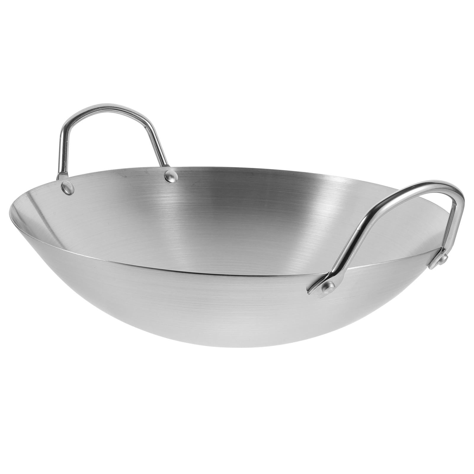 OUNONA 1Set Steel Cooking with Round Bottom and Ergonomic Handle Design ...