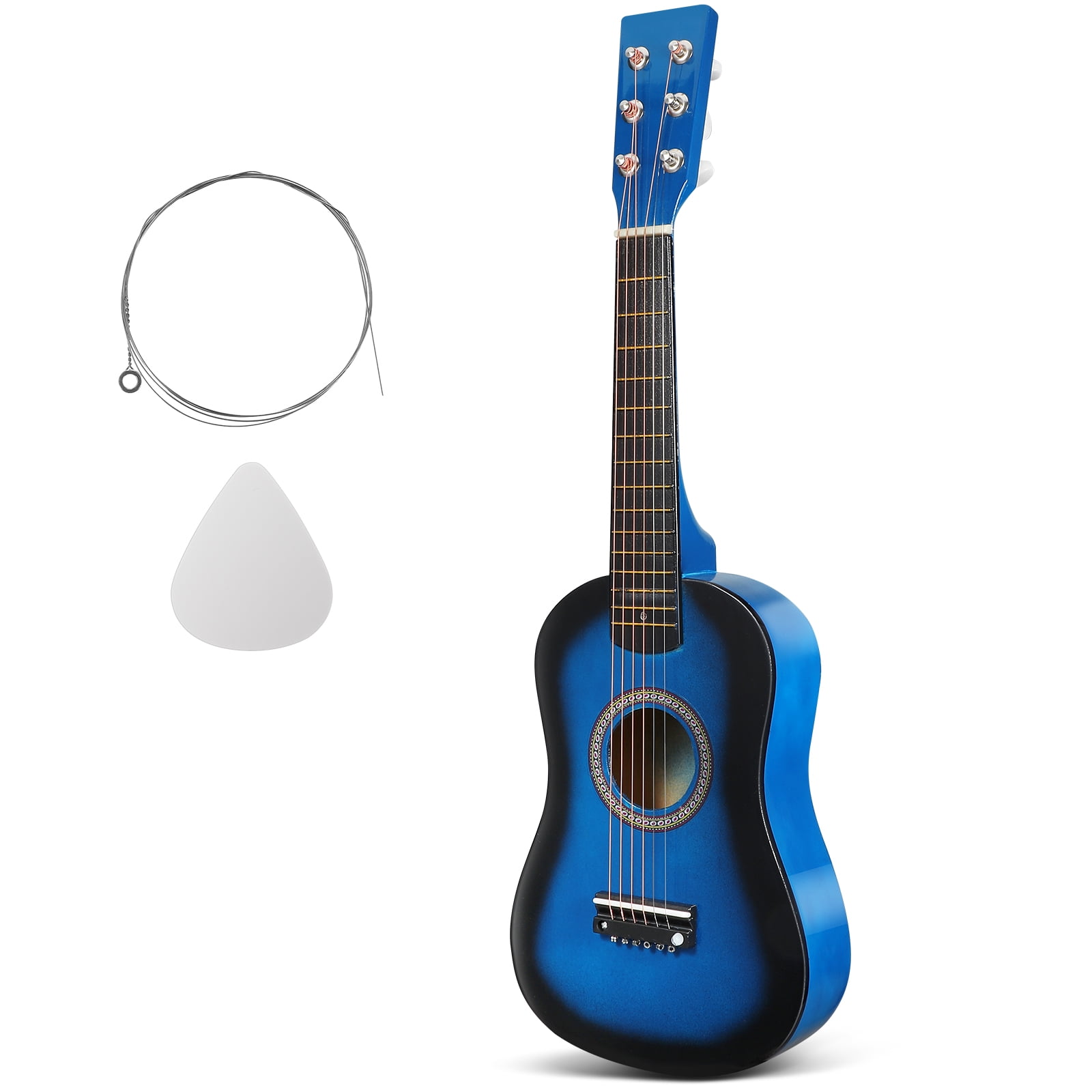 OUNONA 1Set Wood Folk Acoustic Guitar for Kids Playing Music 23 Inch ...