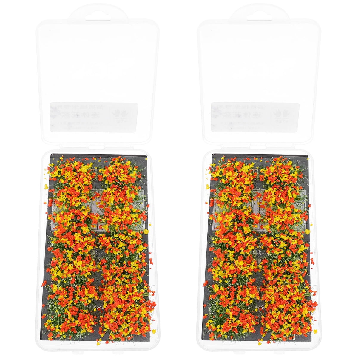 OUNONA 2 Boxes Moss Simulated Flower Syllium Model Scenery Materials ...