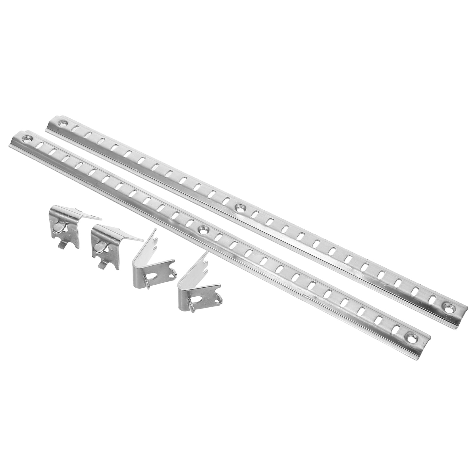 OUNONA 2 Brackets Freezer Shelf Divider Stainless Steel For Adjustable ...