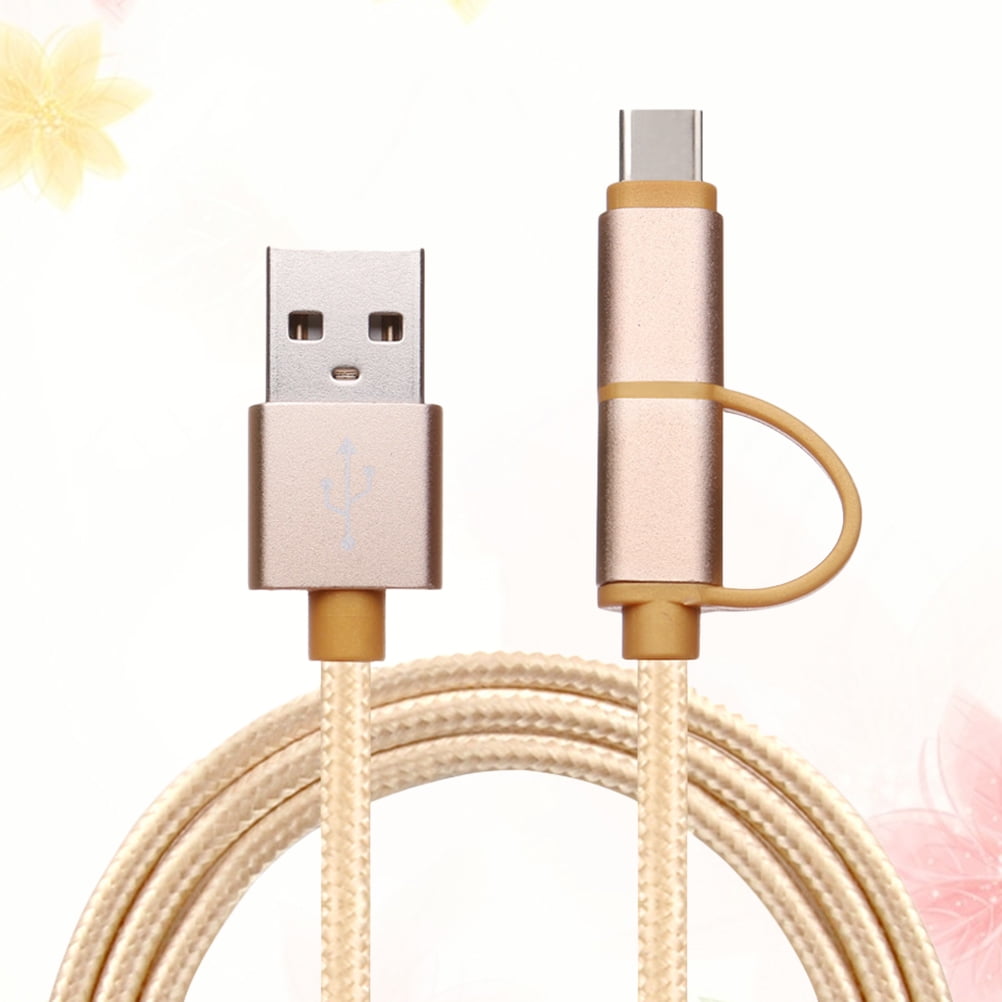 OUNONA 2-In-1 Multiple Use Type-C Multi-function Data Cable Connect ...