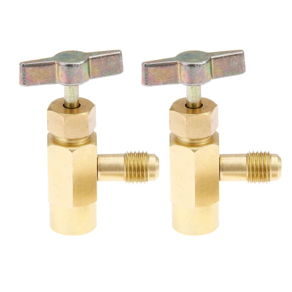 OUNONA 2-Pack Self-Sealing AC Can Tap Valves with 1/2 Threaded ...
