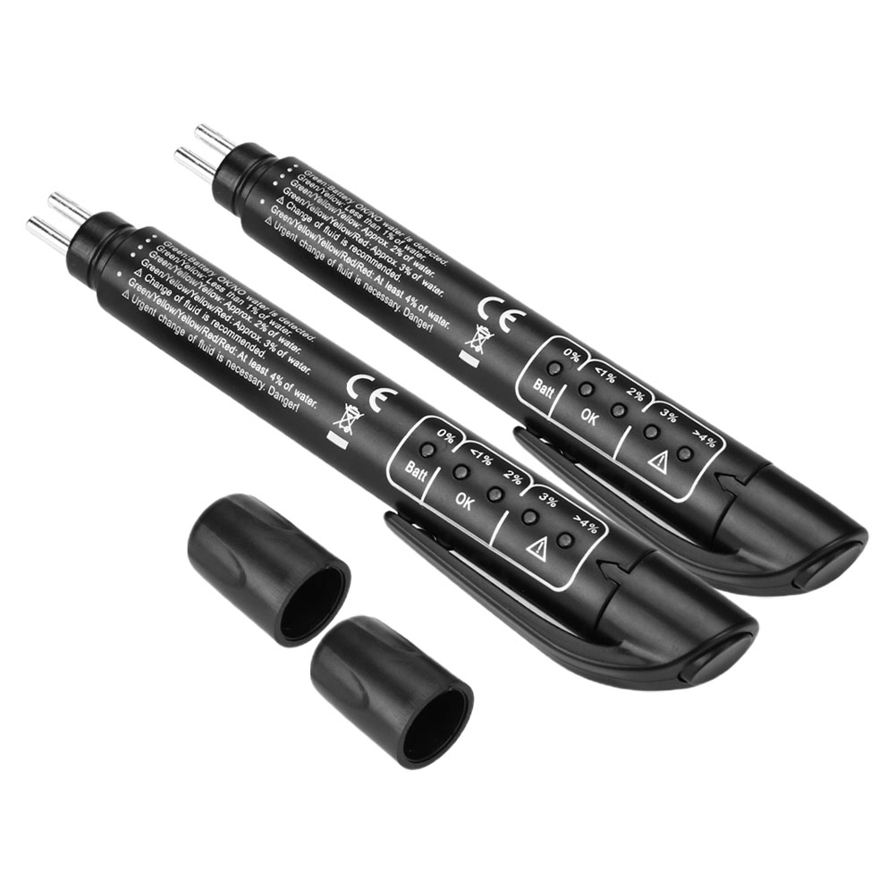OUNONA 2 Pcs Brake Fluid Test Pen Water Detector Kit Drain Man Black ...