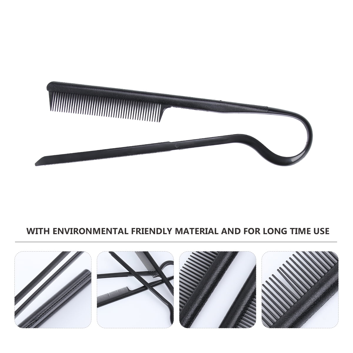 OUNONA 2 Pcs Combs Hair Straightener Brush V-shaped Clip - Walmart.com