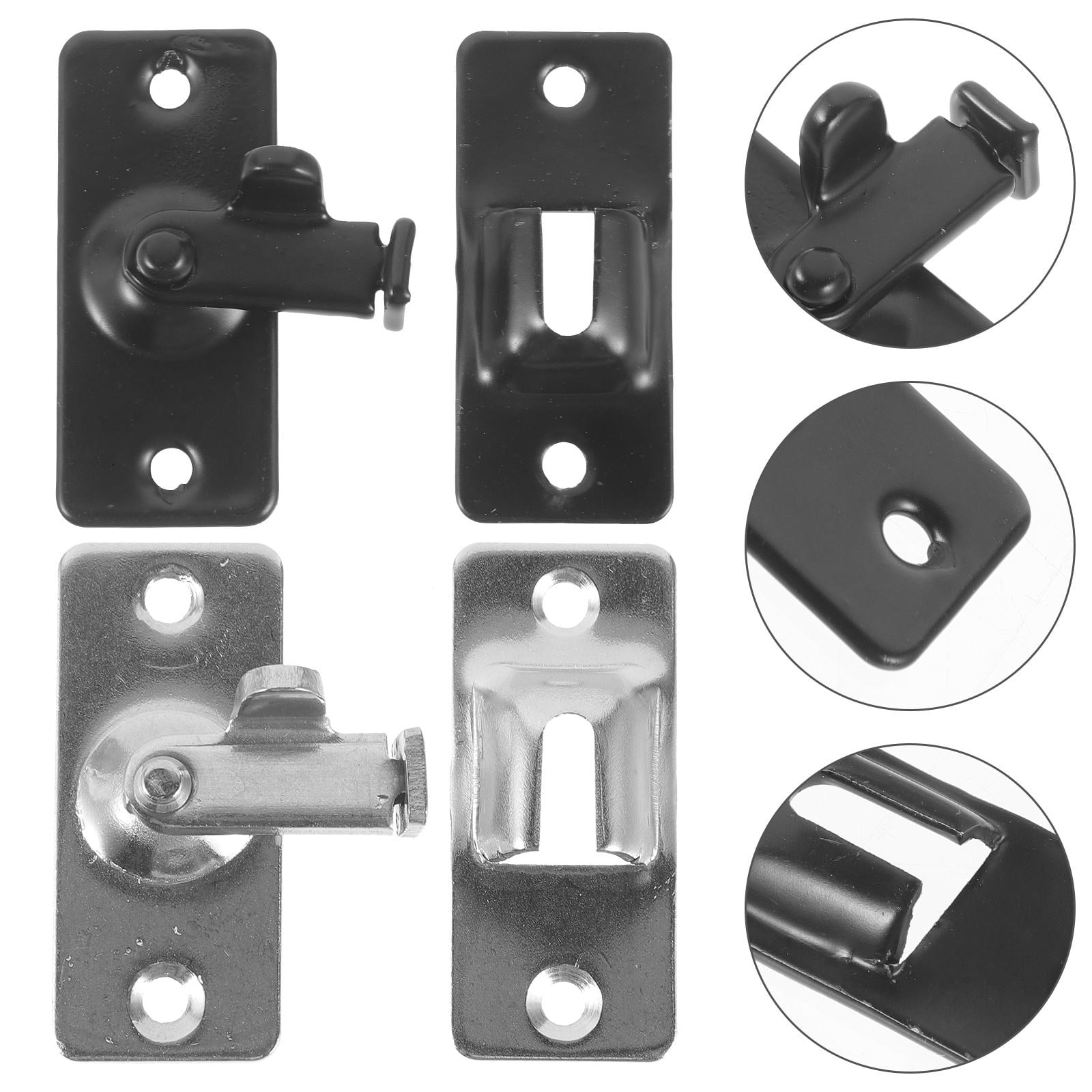 OUNONA 2 Pcs Door Lock Latch Barn Locks and Latches Sliding ...
