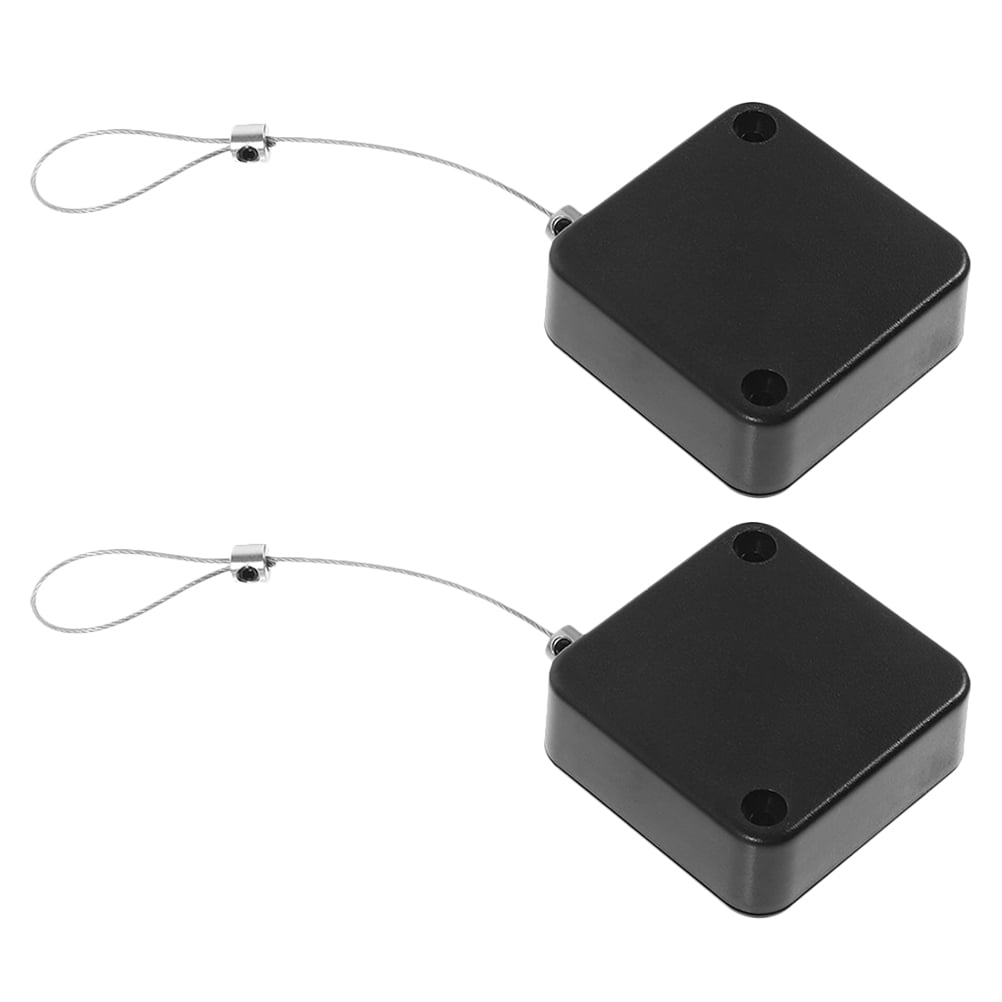 OUNONA 2pcs Anti Theft Box Safety Stainless Steel Retractable Cable ...
