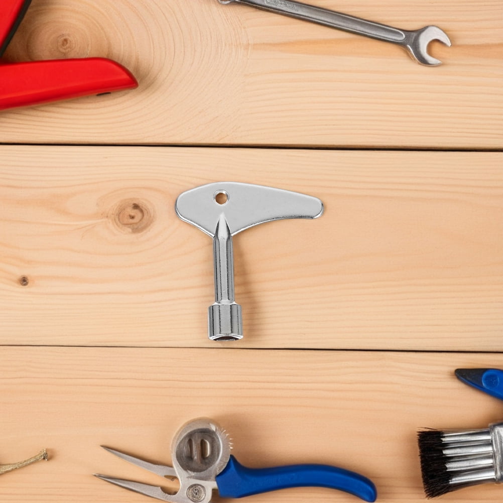 OUNONA 2 Pcs Drop Elevator Door Key Triangle Socket Spanner Key ...