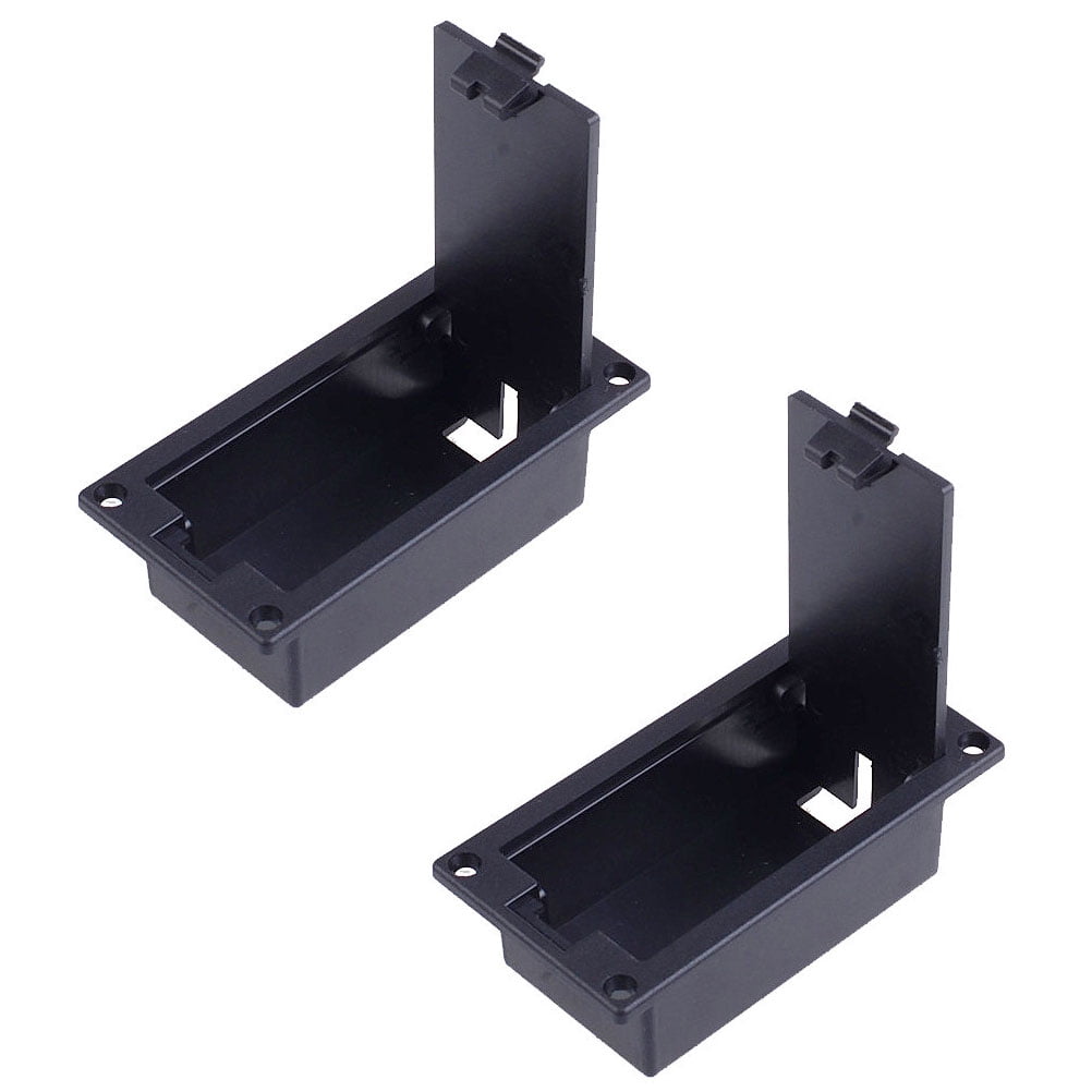 OUNONA 2 Pcs Electric Guitar Input Jack Pickup Battery Case Active Bass ...