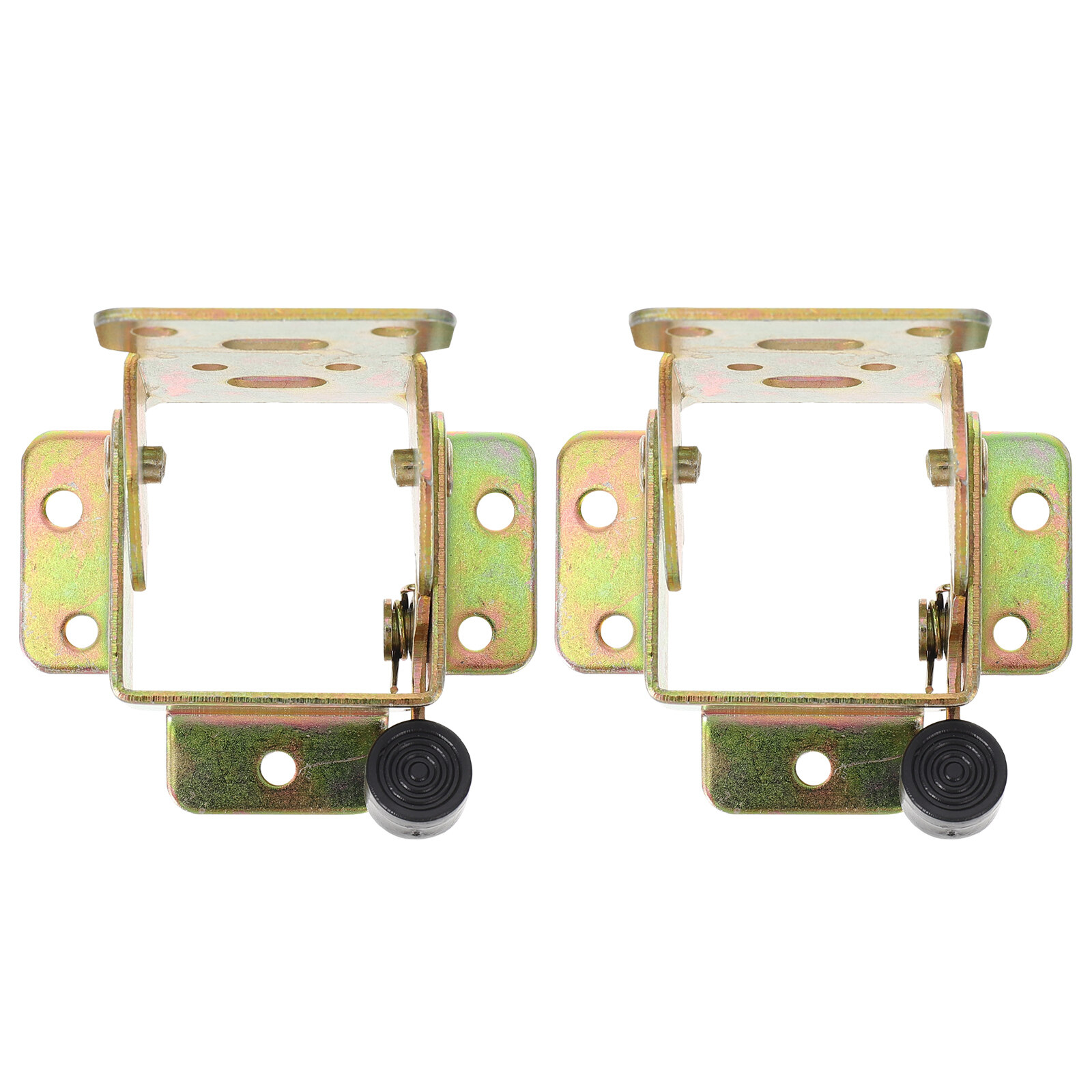 OUNONA 2 Pcs Foldable Hinge Table Leg Accessory Desk Risers Leveling ...