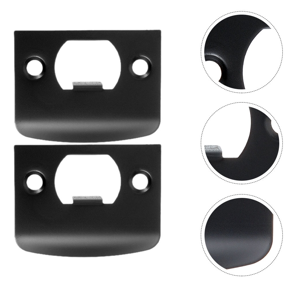 OUNONA 2 Pcs Front Door Reinforcement Kit Stainless Steel Repair Strike ...