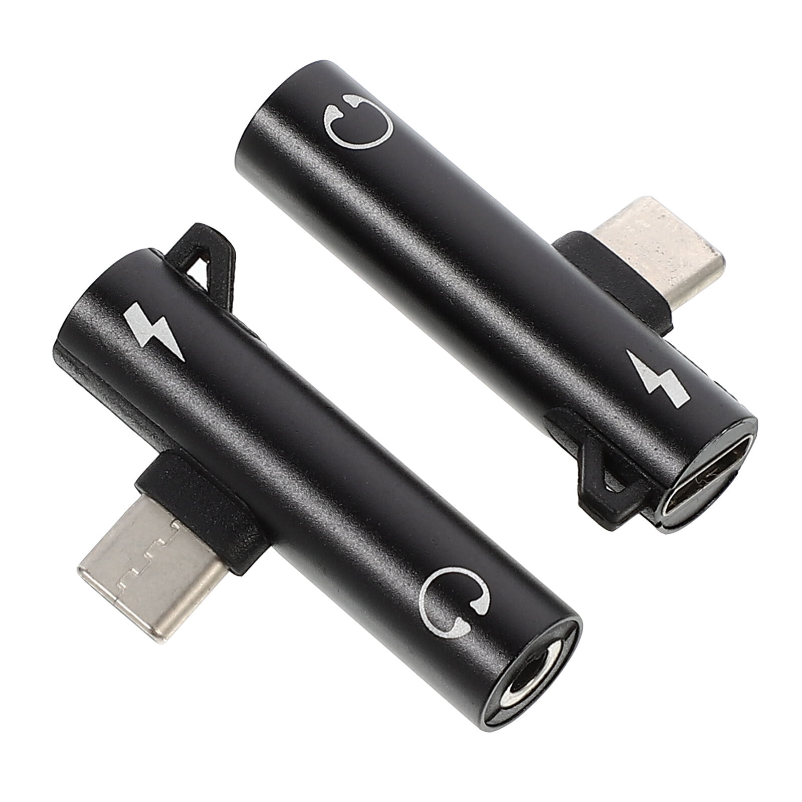 OUNONA 2 Pcs Headphones Jack to USB Buds Mobile Adapter Portable Type-c ...