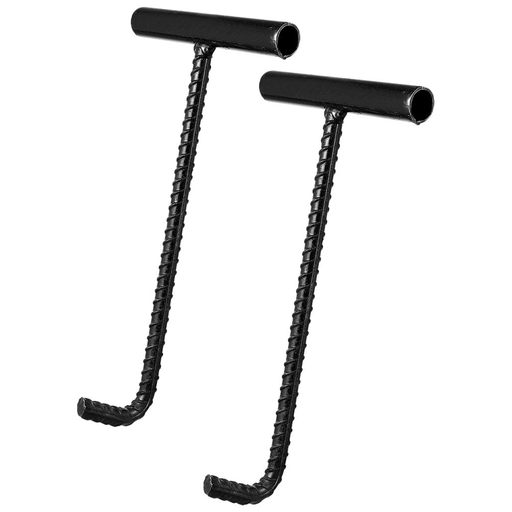OUNONA 2 Pcs Manhole Cover Lifting Tool Lid Hook Universal Hoist Drain ...