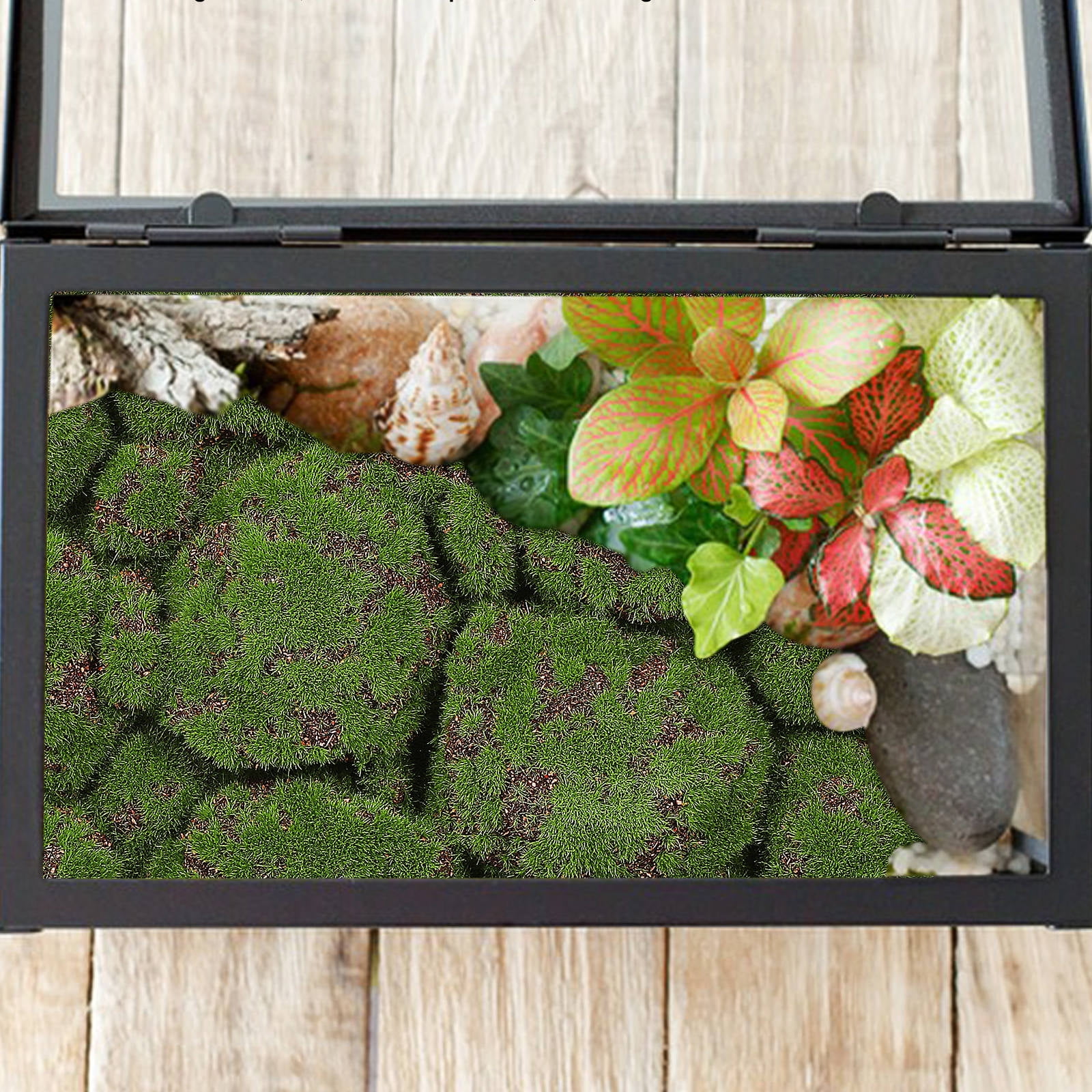 OUNONA 2 Pcs Moss Mats Moss Wall Panel Moss Wall Decor Artificial Moss Wall Artificial Garden ...