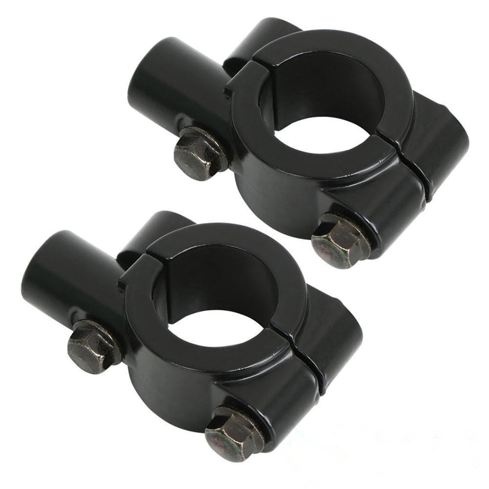 OUNONA 2 Pcs Motorcycle Mirror Mount Handlebar Mounts Clamp Mirrors ...
