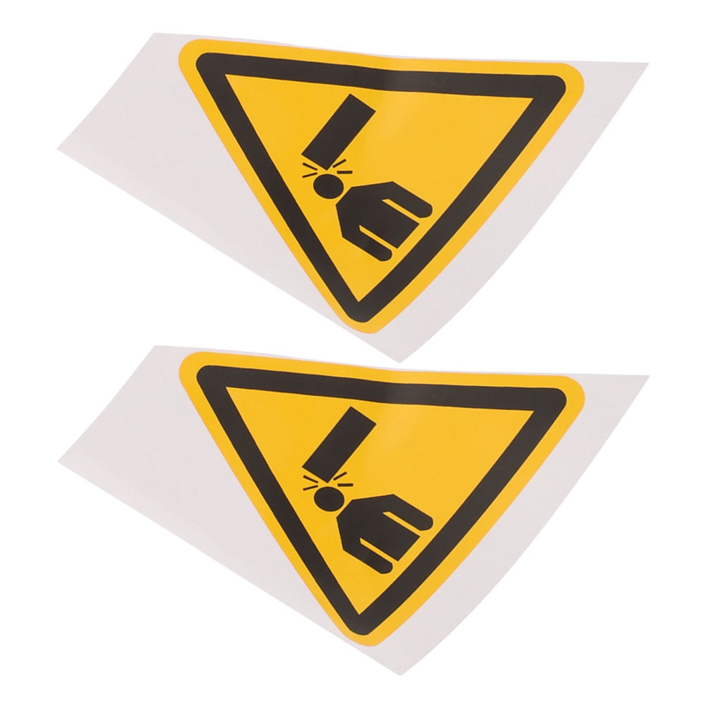 OUNONA 2 Pcs Non Marking Fixed Sticker Beware of Head Bump Sign ...