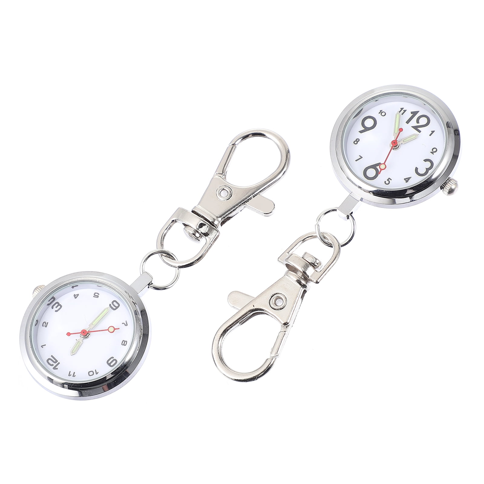 OUNONA 2 Pcs Nursing Nurse Table Fixed Safety Keychain Watch Paramedic ...