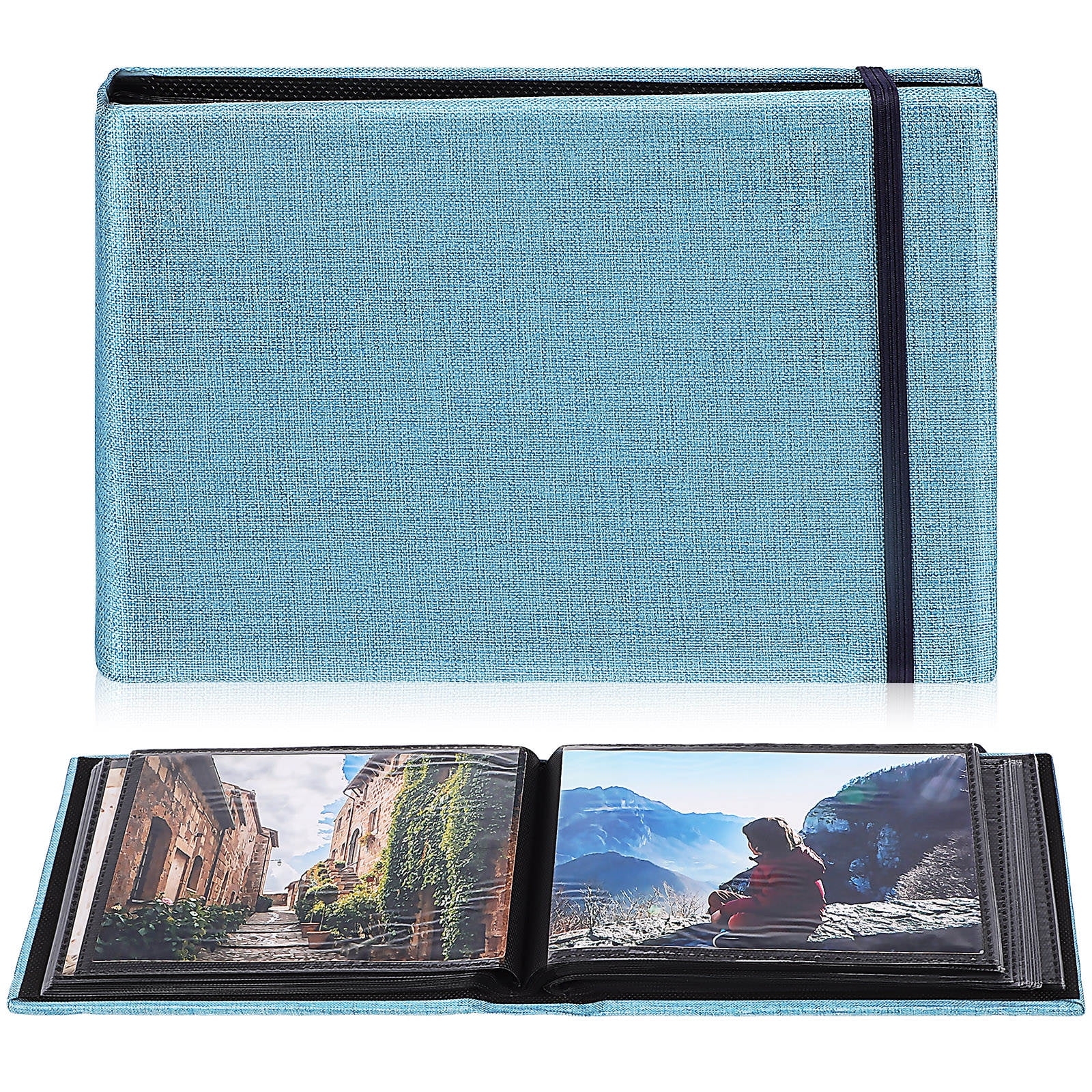 OUNONA 2 Pcs Photo Album Small Flip Photo Book Album Mini Photo Album ...