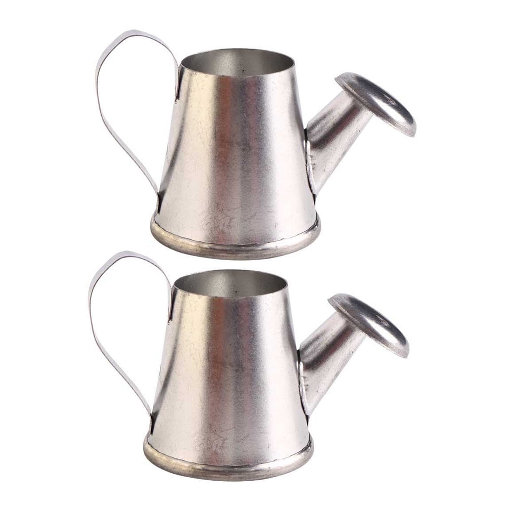 OUNONA 2 Pcs Pocket Model Kettle Miniature Water Small Watering Can ...