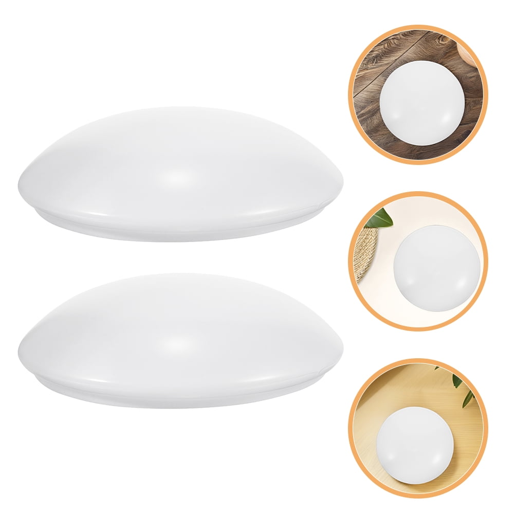 OUNONA Round Plastic Lampshade, Water-Resistant, High Light Efficiency ...