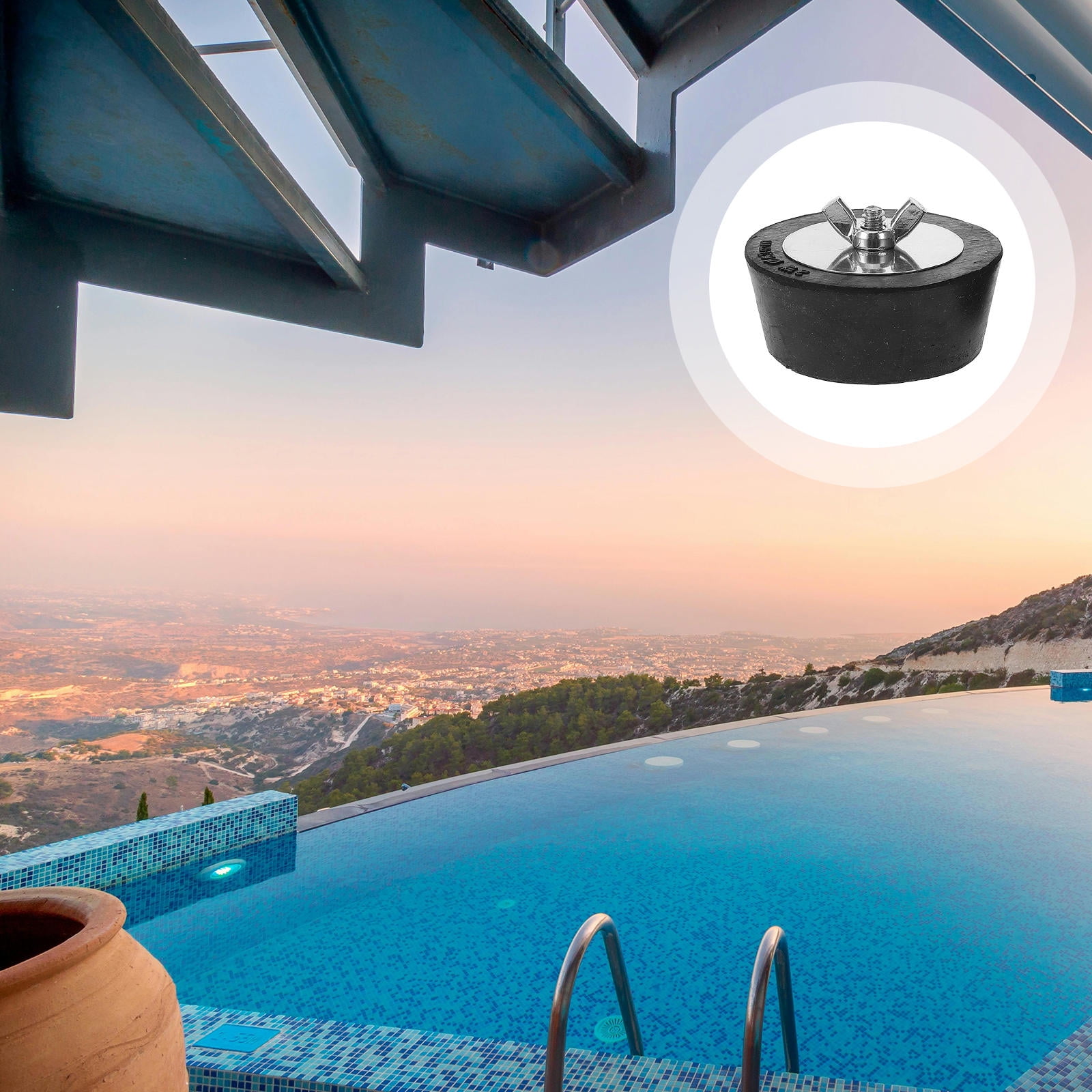 OUNONA 2 Pcs Replacement Pool Strainer Stoppers Swimming Expansion Plug ...