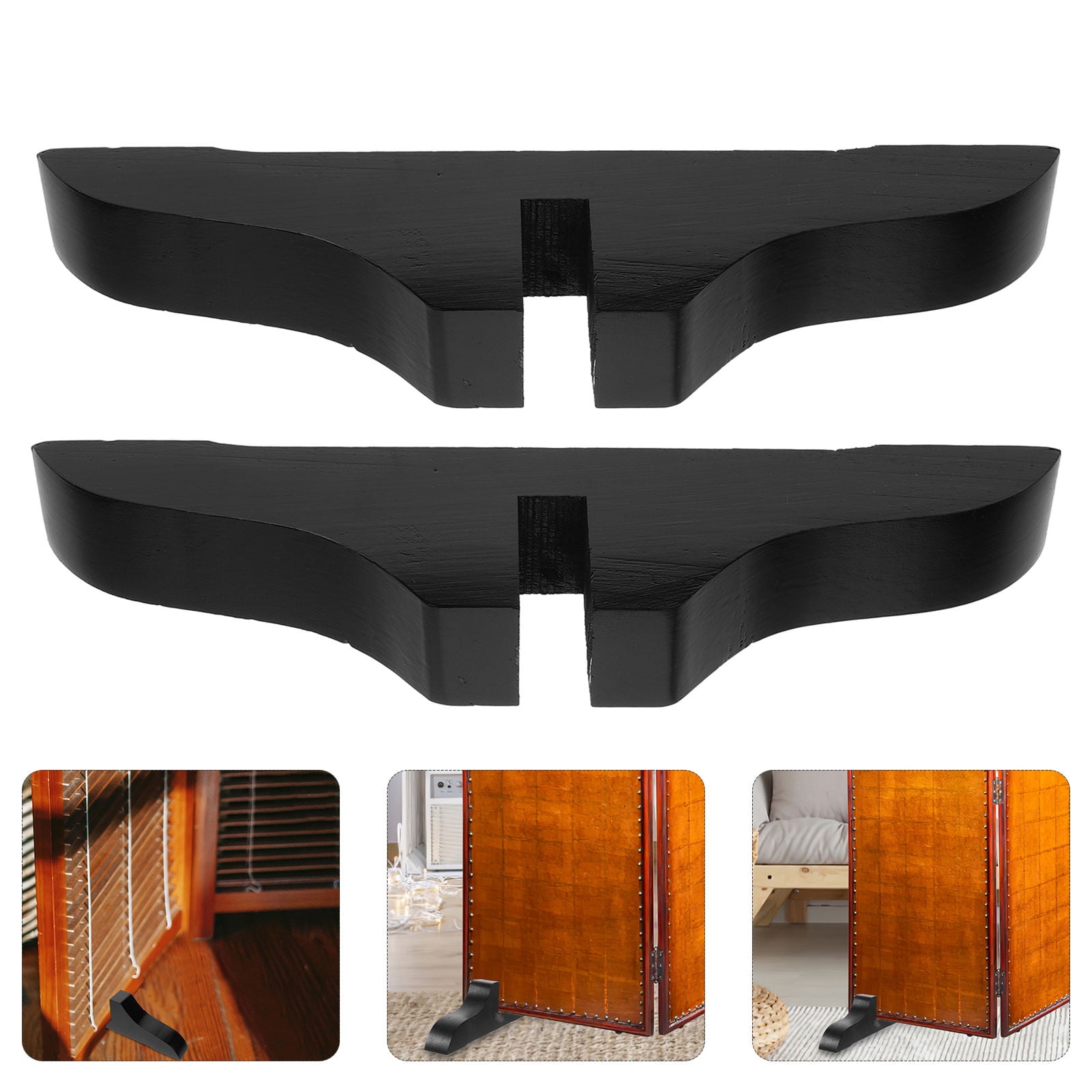 OUNONA 2 Pcs Room Partition Support Bases Removable Office Divider ...