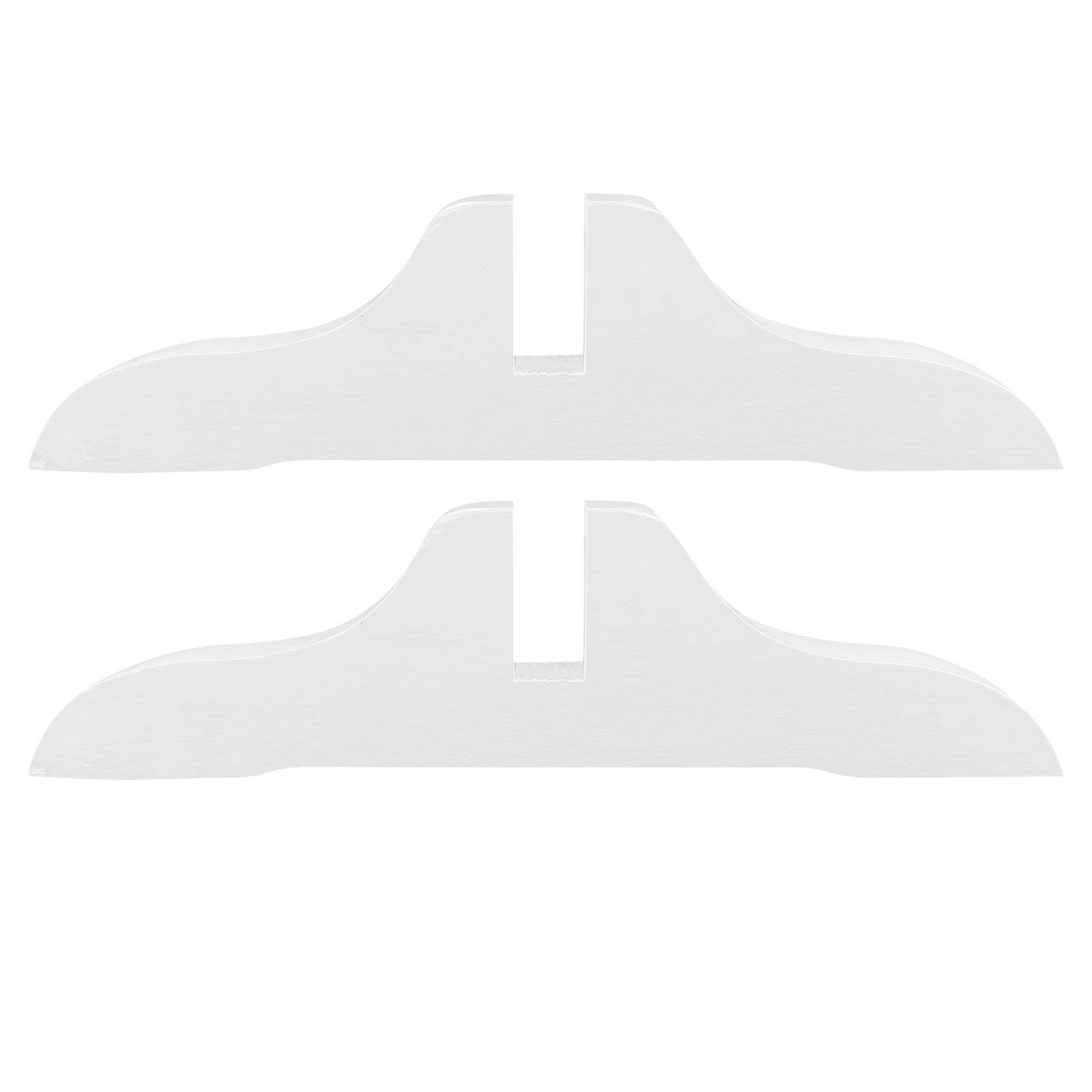 OUNONA 2 Pcs Screen Base Support Divider Stands Brackets Office White ...