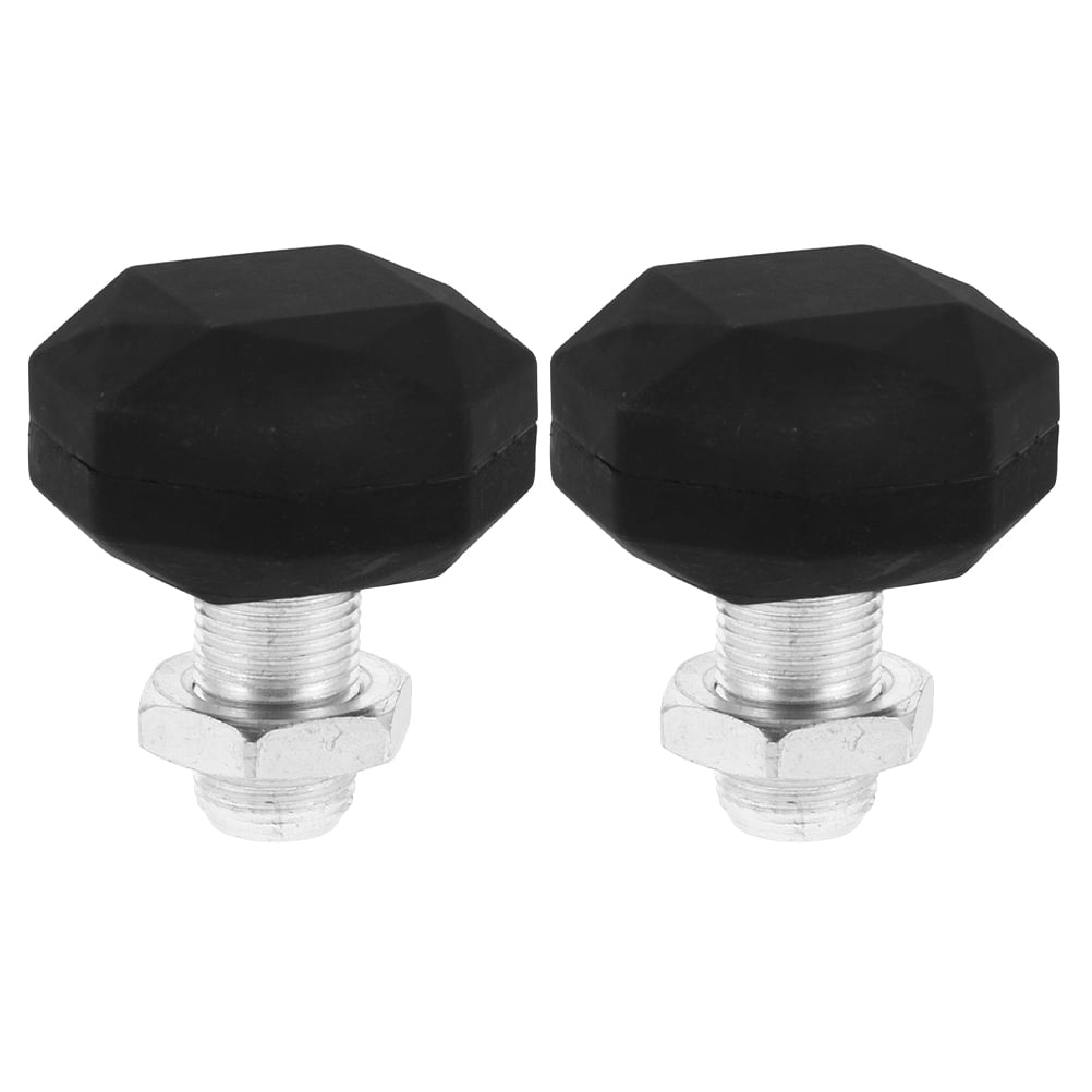 Tineasur Adjustable Rubber Skate Stopper Black for Roller Skates 2Pcs ...