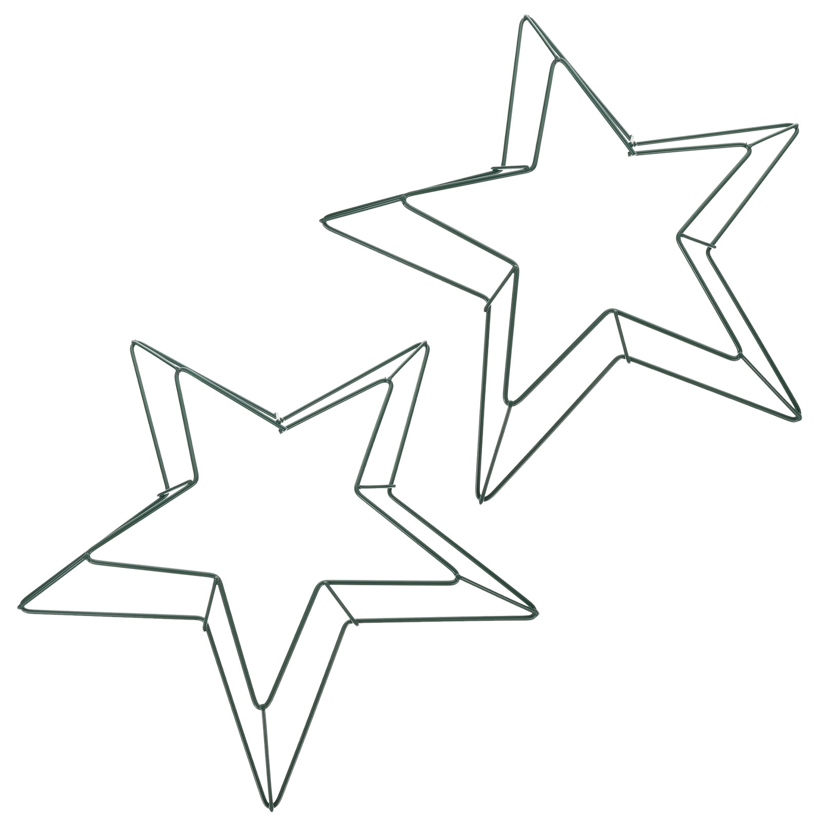 OUNONA 2 Pcs Star Shaped Florist Wreath Wire Pentagram Garland DIY ...