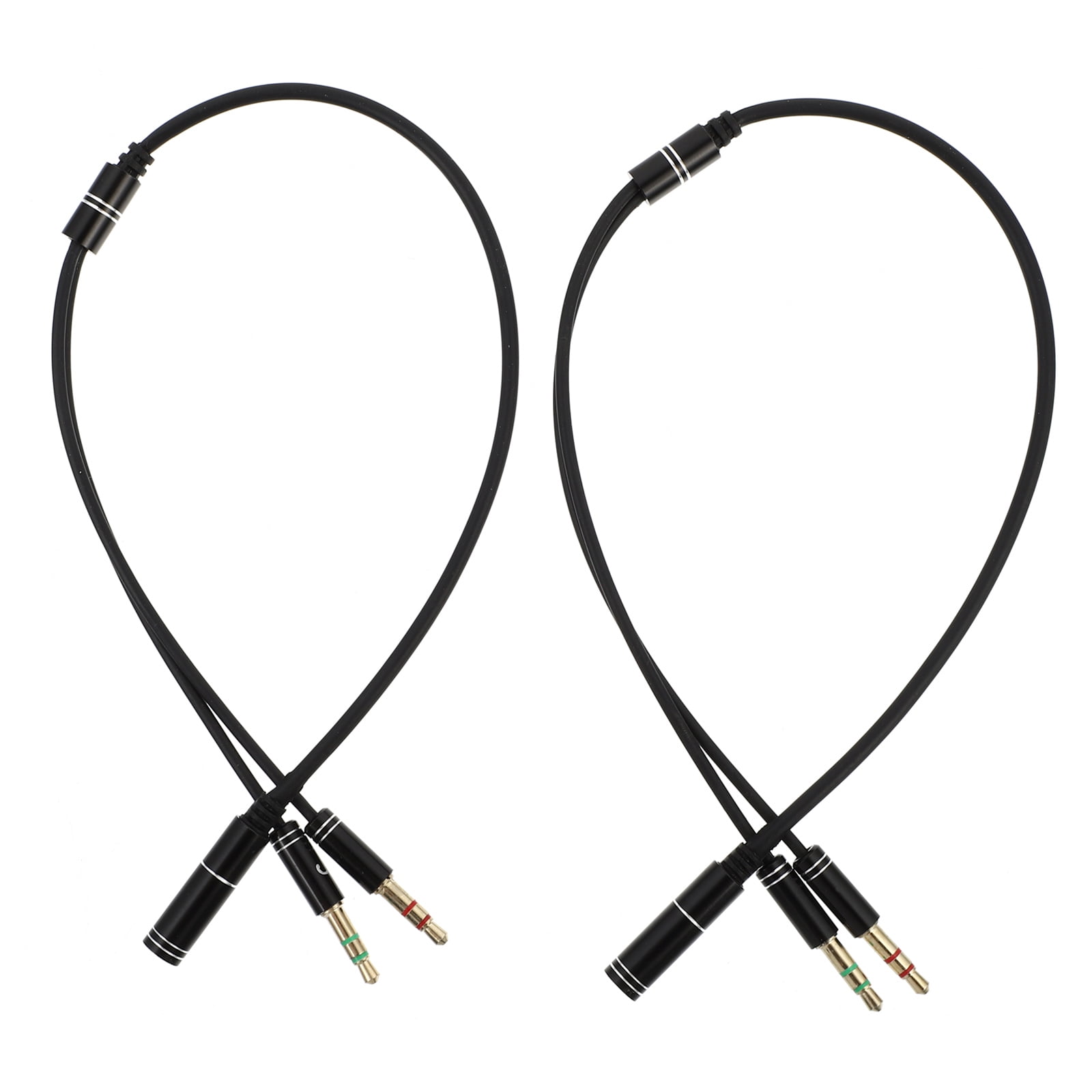 OUNONA 2 Pcs Stereos Headphone Splitter Audio Line Converter for Tablet ...