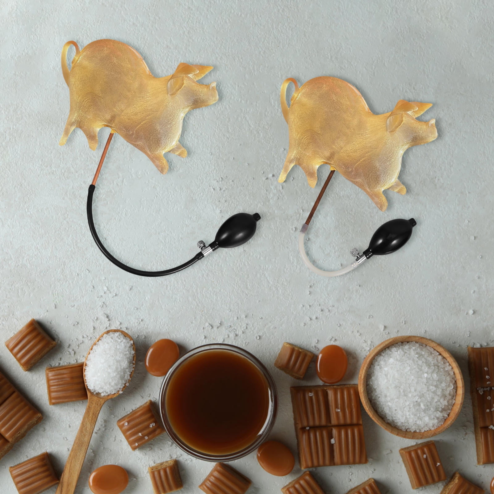 OUNONA 2 Pcs Sugar Blowing Pump Set With Tube Manual Sugar Blower Sugar ...