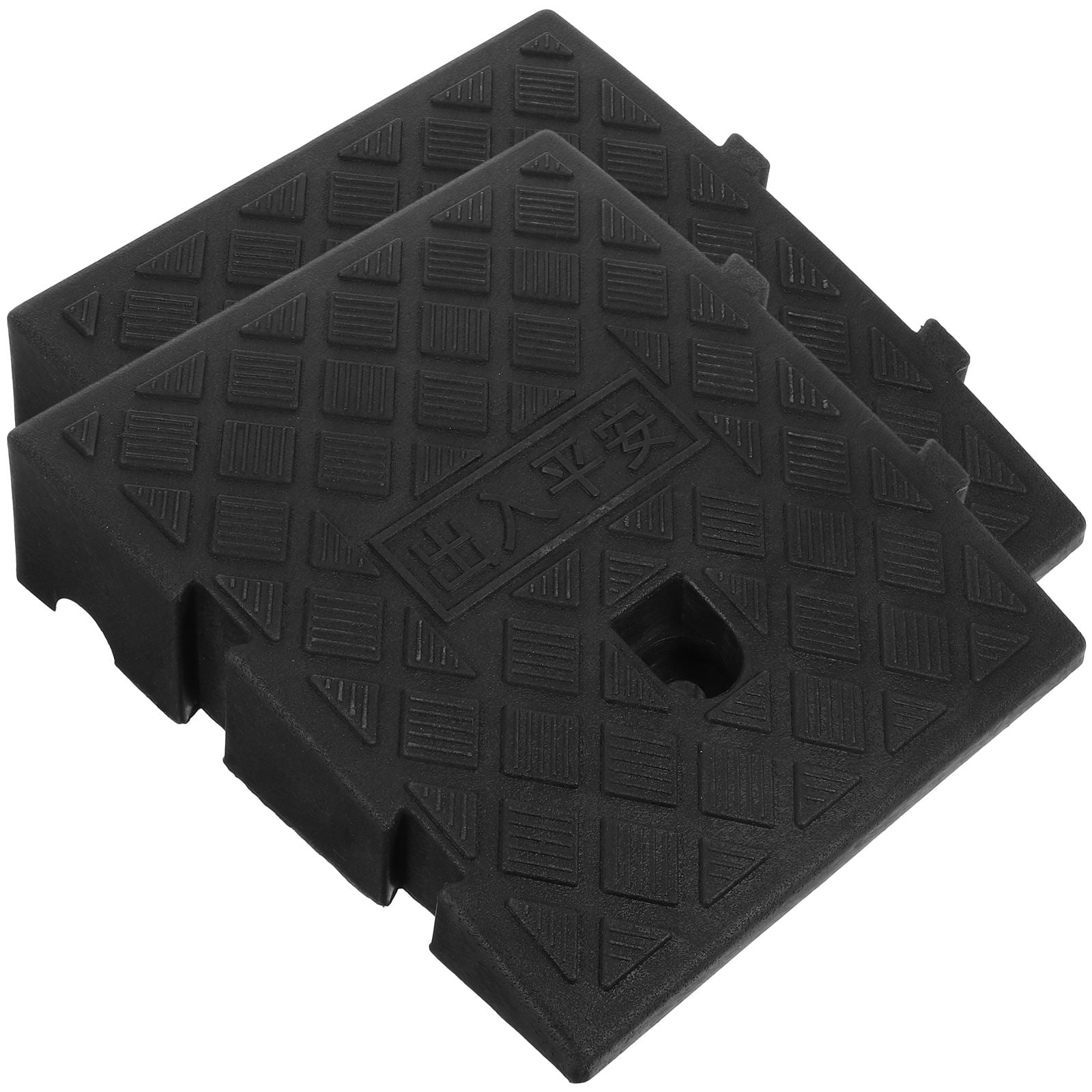 OUNONA 2 Pcs Sweeping Robot Ramp Curb Ramps for Driveway Sidewalks ...