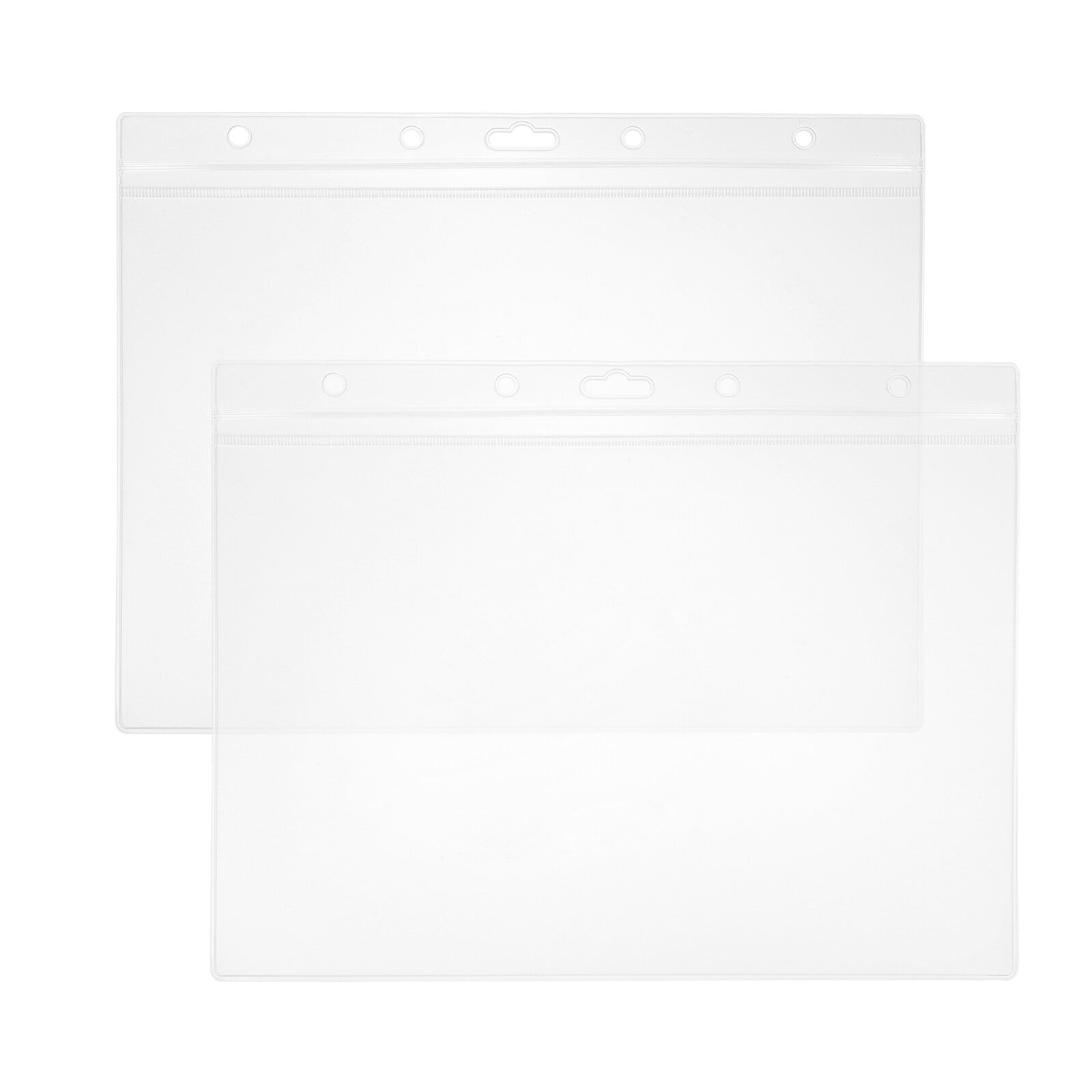 OUNONA 2 Pcs Transparent Card Holder Protectors Hard Clear Sleeves ...