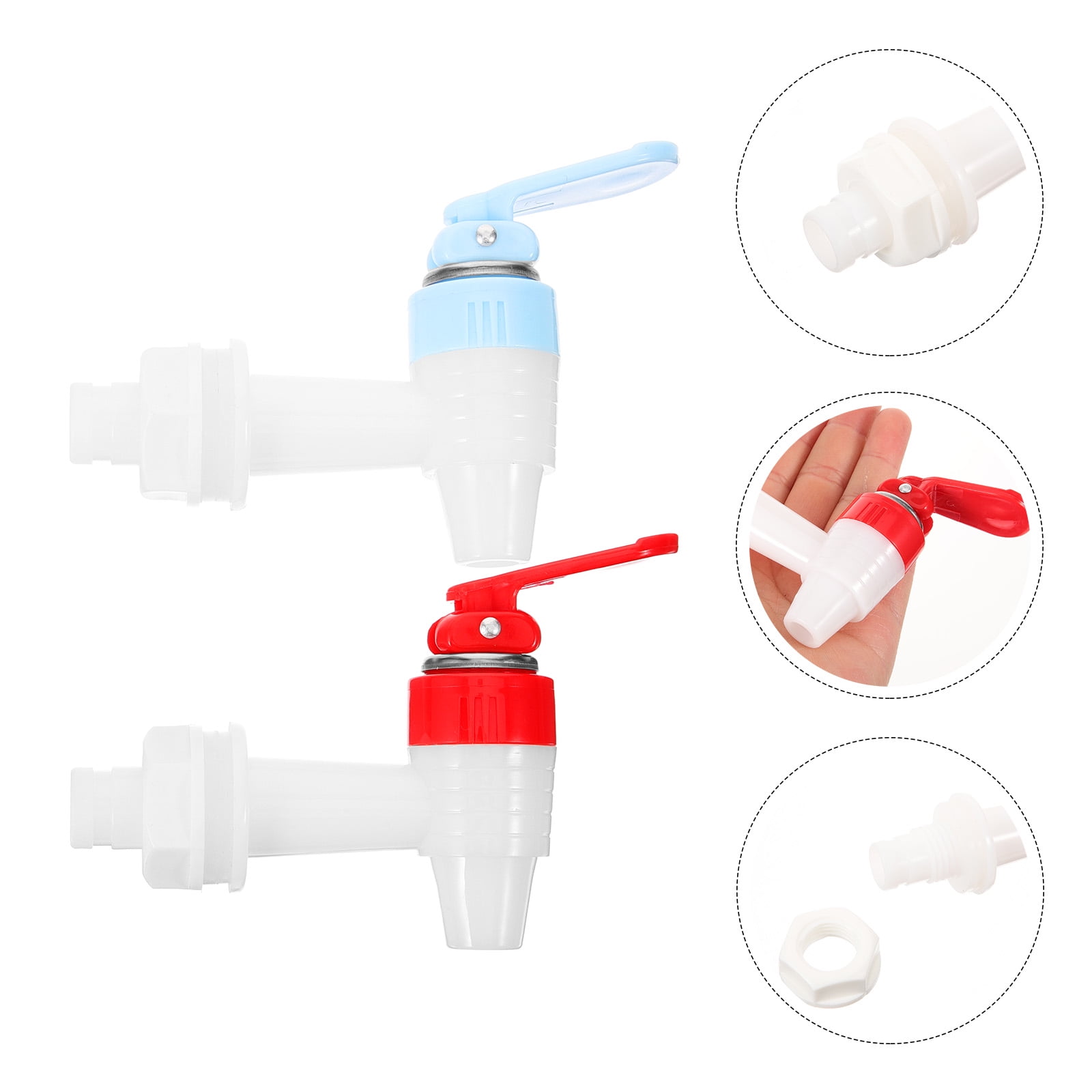 OUNONA 2 Pcs Water Dispenser Replacement Part Jug Faucet - Walmart.com