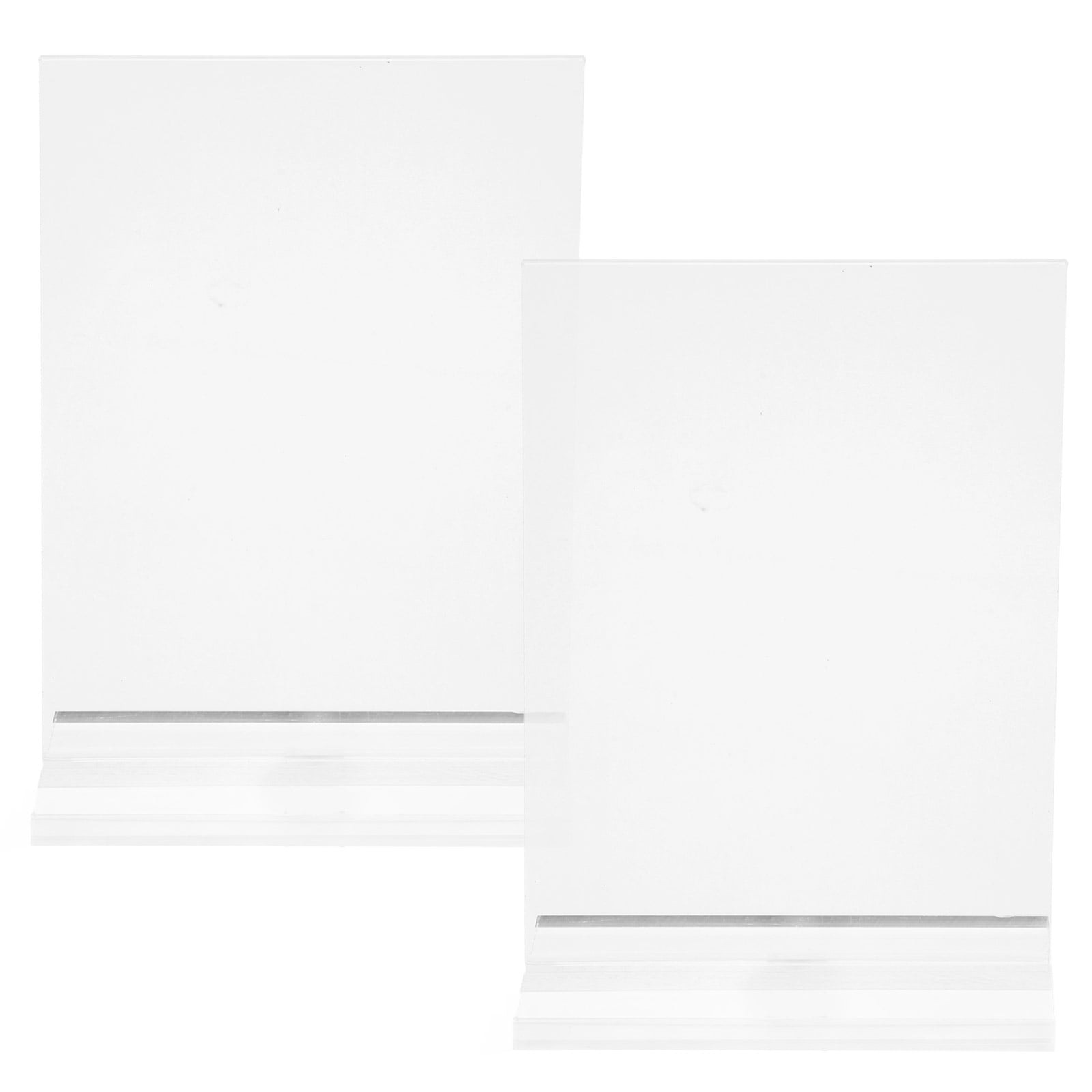 OUNONA Transparent Acrylic Display Stand for Shop Size Double Sided T ...