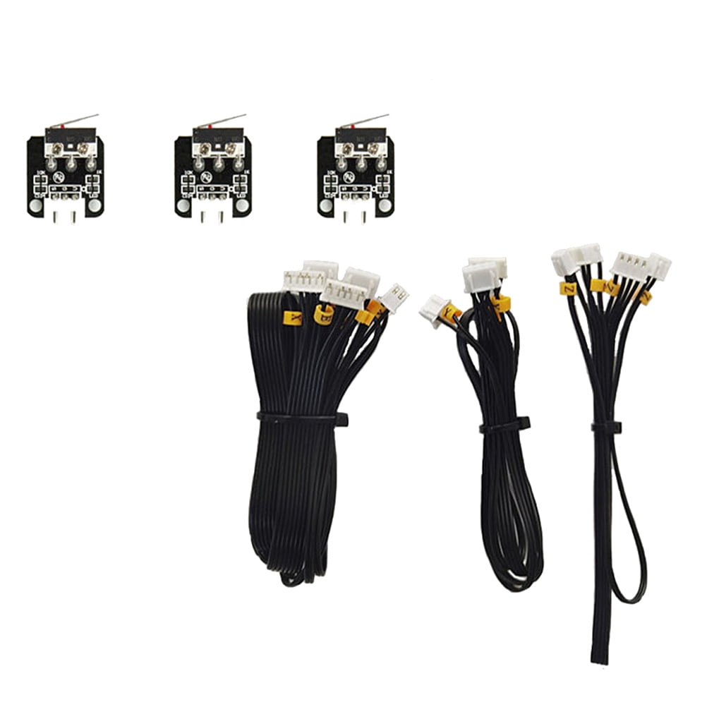 OUNONA 2 Sets 3D Printer Axis Stepper Motor and Limited Cable with ...