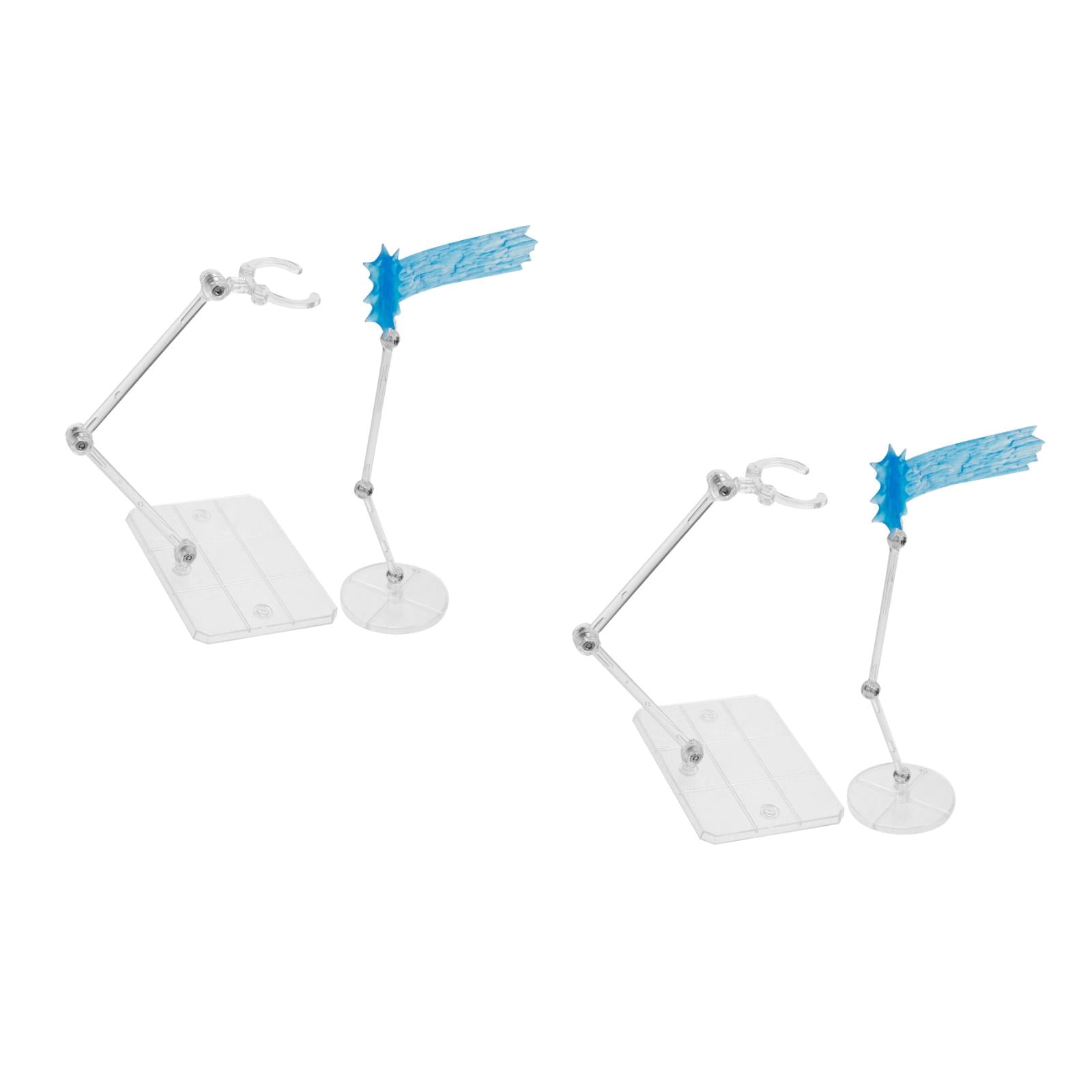 OUNONA 2 Sets Action Figure Stand With Effect Displaying Stand For ...